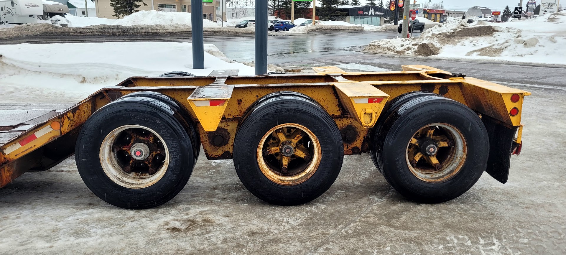 REMORQUE CHALLENGER LOW BOY TRAILERS FLOAB FARDIER RG 50 TONNES 1989 ...