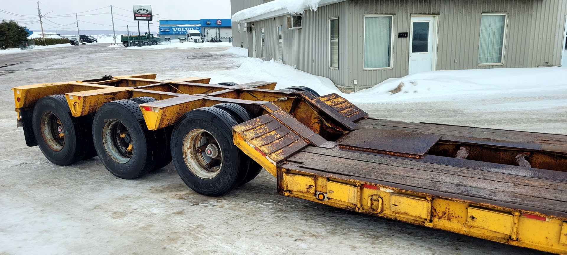 REMORQUE CHALLENGER LOW BOY TRAILERS FLOAB FARDIER RG 50 TONNES 1989 ...